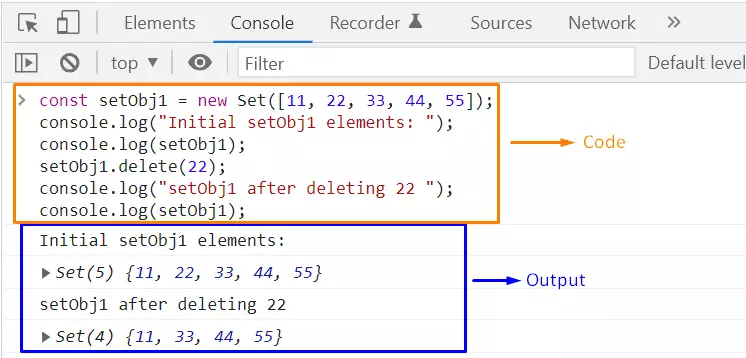 JavaScript 中的对象集方法 12240_6