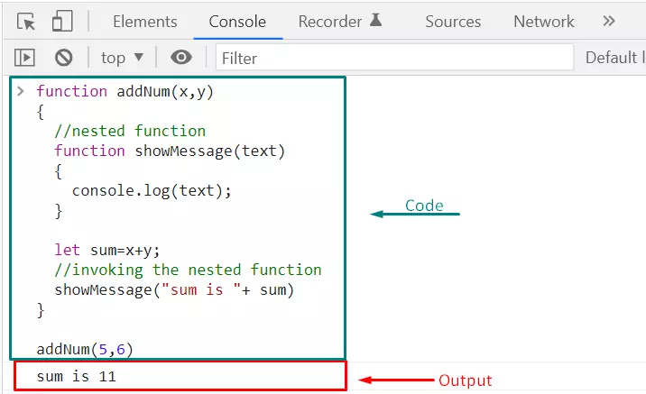 JavaScript Nested Functions 12242_1