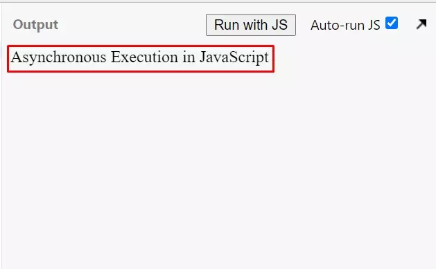 JavaScript ရှိ Asynchronous Execution 12246_3