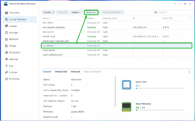 Synology NAS वर Minecraft सर्व्हर व्हर्च्युअल मशीन कसे होस्ट करावे? 1224_12