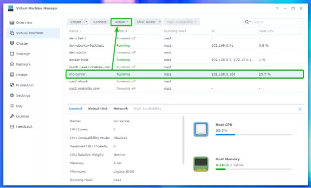 Synology NAS वर Minecraft सर्व्हर व्हर्च्युअल मशीन कसे होस्ट करावे? 1224_86