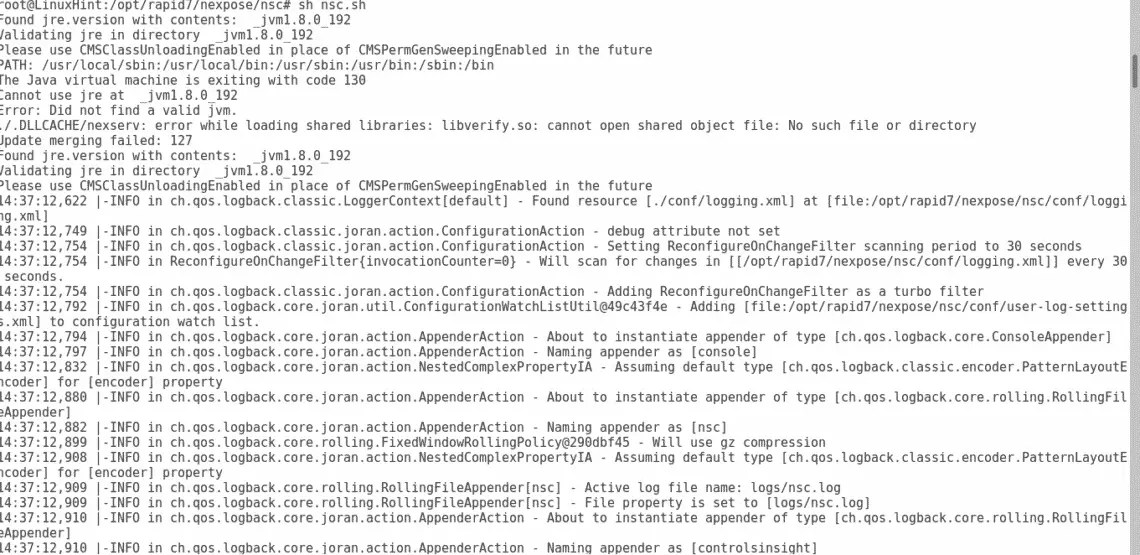 在 Debian/Ubuntu 上安裝 Nexpose 漏洞掃描程序 1228_17