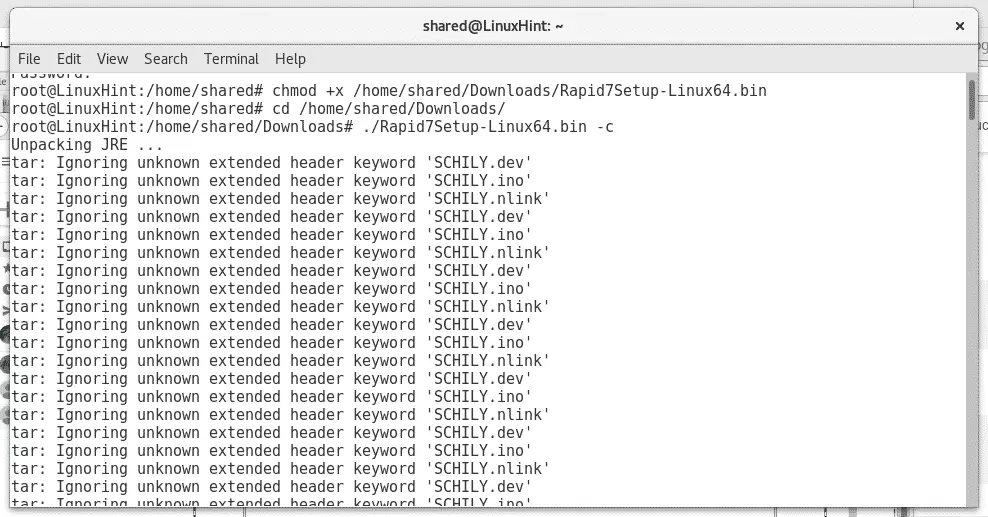 Fametrahana Nexpose Vulnerability Scanner amin'ny Debian/Ubuntu 1228_4