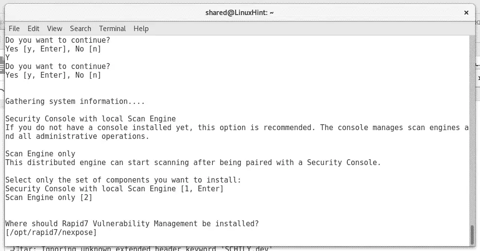 Fametrahana Nexpose Vulnerability Scanner amin'ny Debian/Ubuntu 1228_7