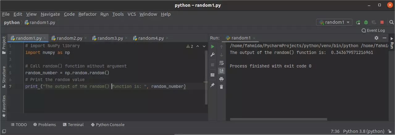 কিভাবে Python NumPy র্যান্ডম ফাংশন ব্যবহার করবেন? 12292_1