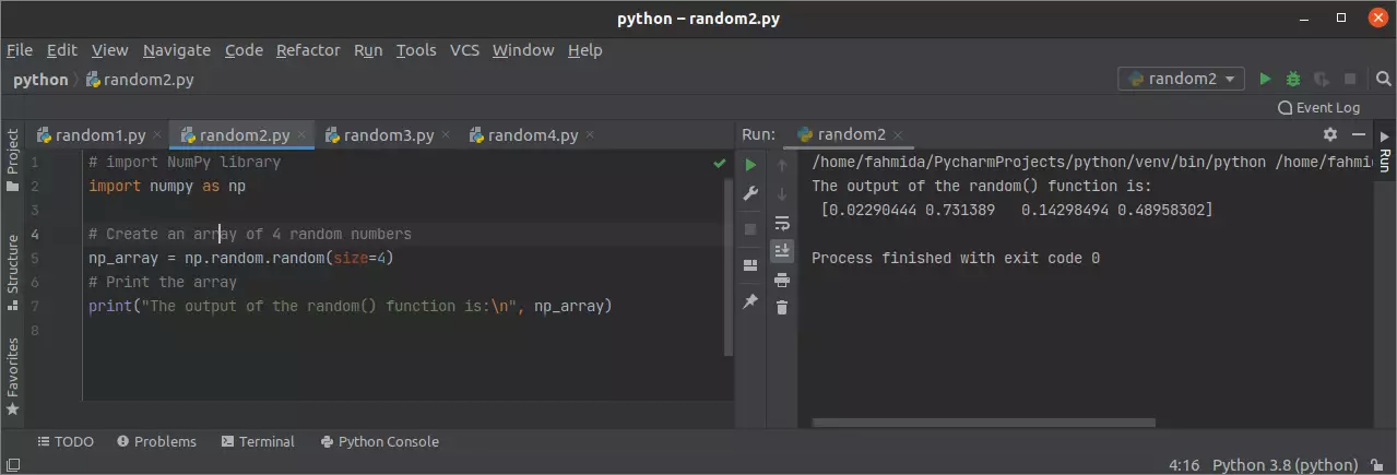 কিভাবে Python NumPy র্যান্ডম ফাংশন ব্যবহার করবেন? 12292_2