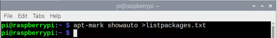 Giunsa Paglista ang Mga Na-install nga Mga Pakete sa Raspberry Pi OS 12325_9