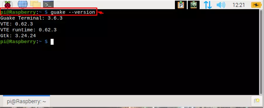 Meriv çawa Termînala Guake li ser Raspberry Pi OS-ê saz dike 12332_7