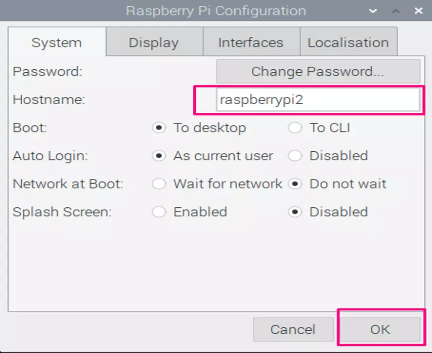 Hoe om Raspberry Pi-gasheernaam te verander 12334_8