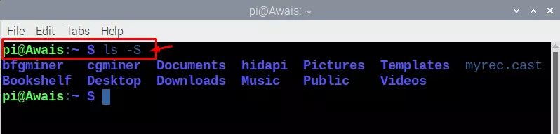 Raspberry Pi-də faylları siyahıya salmaq əmri 12339_13