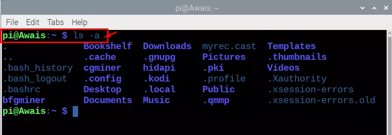 Команда за листа на датотеки на Raspberry Pi 12339_6