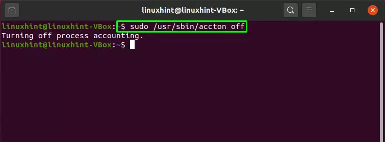 Kako omogućiti procesno računovodstvo u Ubuntu-u 12352_15