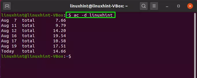 Ubuntu でプロセス アカウンティングを有効にする方法 12352_7