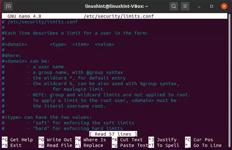 Hvernig á að auka mörk opinna skráa á Ubuntu 12355_6