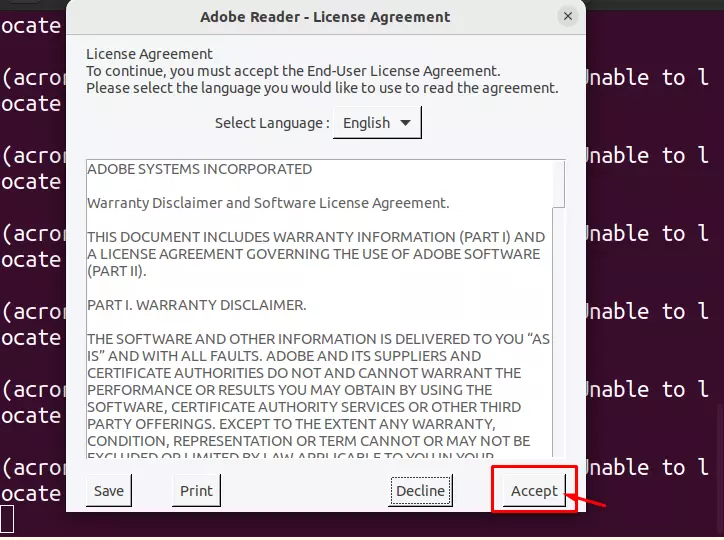 Как установить Adobe Acrobat Reader на Ubuntu 20.04 12357_6