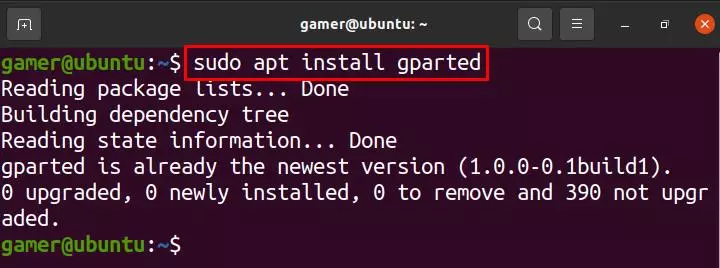 Kā paplašināt nodalījumus, lai aizpildītu diskus Ubuntu 12362_2