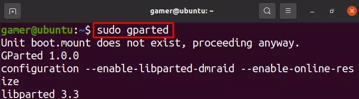 Ubuntu дээр дискийг дүүргэхийн тулд хуваалтыг хэрхэн сунгах вэ 12362_3