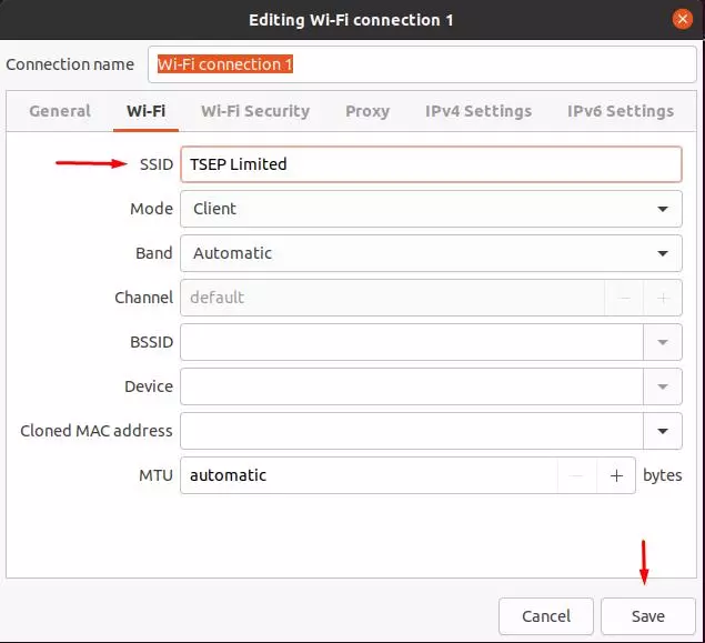 Paano gamitin ang nm-connection-editor sa Ubuntu 12363_16
