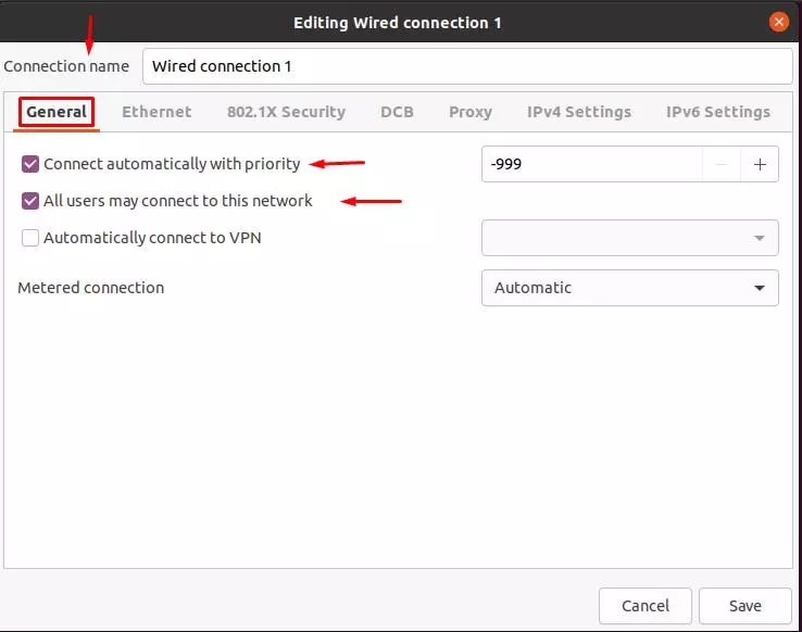 Paano gamitin ang nm-connection-editor sa Ubuntu 12363_6