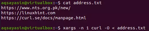 Linux Curl Command med eksempler 12378_16