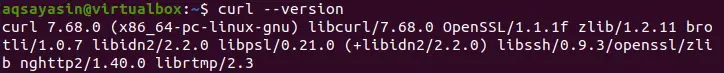Linux Curl コマンドと例 12378_3