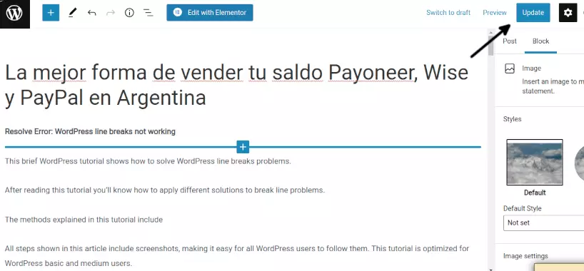 အမှားကိုဖြေရှင်းပါ- WordPress လိုင်းပြတ်တောက်မှု အလုပ်မလုပ်ပါ။ 1237_7