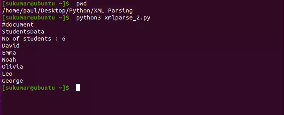 Python XML Parsing 12381_2