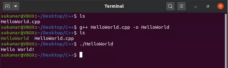 Jednostavan C++ Hello World tutorial 12394_2