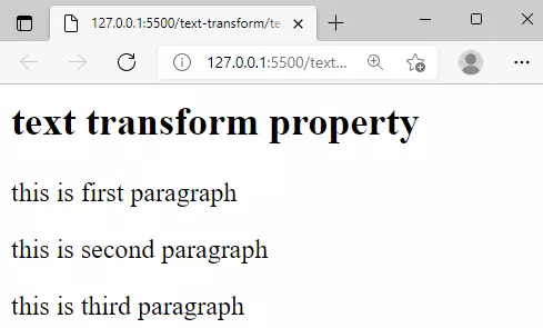 text-transform property ໃນ CSS 12399_2