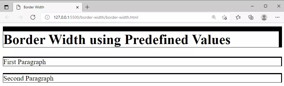 CSS ішіндегі border-width қасиеті 12403_3