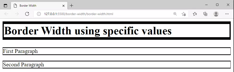 Harta selebar sempadan dalam CSS 12403_4
