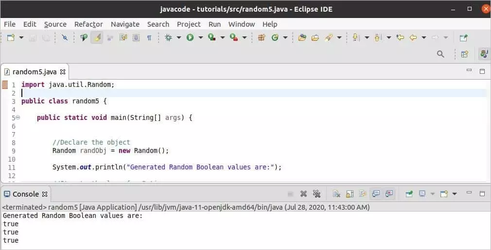 Paghimo usa ka random nga numero sa Java 12416_5