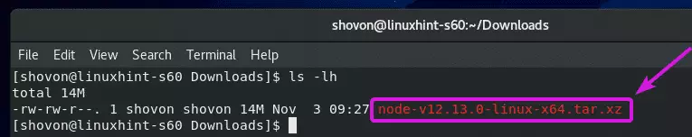 Node.js-ի տեղադրում CentOS 8-ում 12431_15