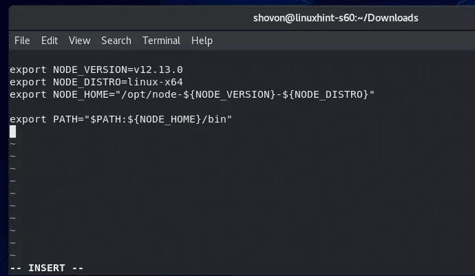 A Node.js telepítése CentOS 8 rendszeren 12431_20