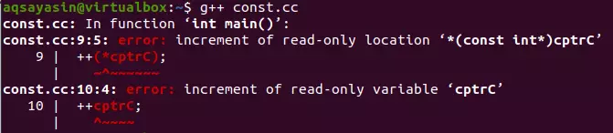 C ++ دىكى Const كۆرسەتكۈچ دېگەن نېمە؟ 12440_8