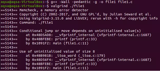 Valgrind c++ ਦੀ ਵਰਤੋਂ ਕਿਵੇਂ ਕਰੀਏ 12445_3