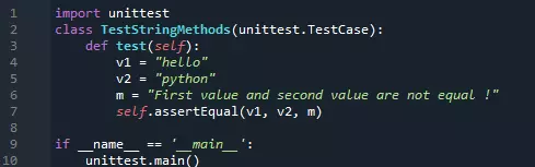 Python AssertEqual পদ্ধতি 12467_7