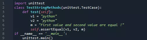 Усули Python AssertEqual 12467_9