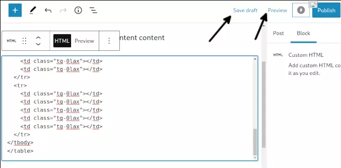 Com puc crear una taula de WordPress sense connectors? 1246_16