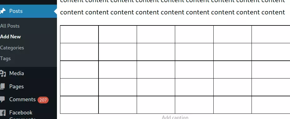 Com puc crear una taula de WordPress sense connectors? 1246_5