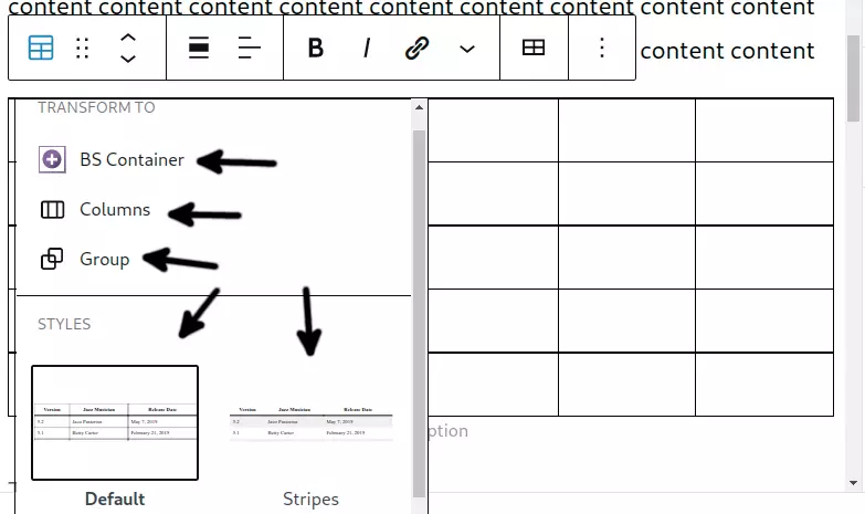 Com puc crear una taula de WordPress sense connectors? 1246_7