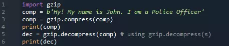 ಪೈಥಾನ್ ಜಿಜಿಪ್ ಡಿಕಂಪ್ರೆಸ್ ಕಾರ್ಯ 12472_1