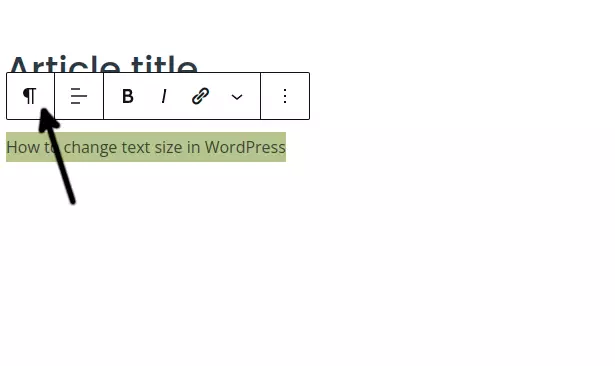 Kaip pakeisti teksto dydį „WordPress“? 1247_7