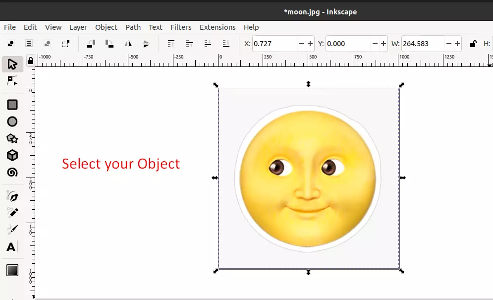 Како да ротирате објект во Inkscape 12491_13