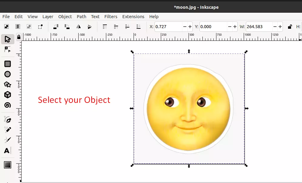 Wéi een Objet am Inkscape rotéiert 12491_13