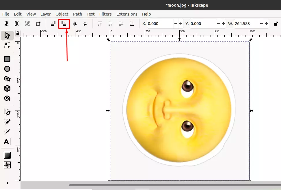 Како да ротирате објект во Inkscape 12491_6
