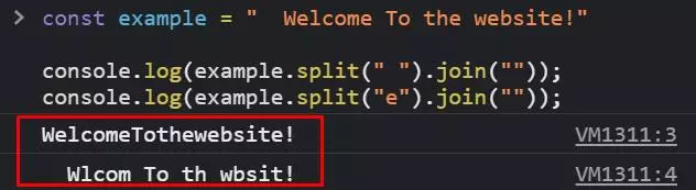 Cum să eliminați caractere din șiruri în JavaScript 12523_6
