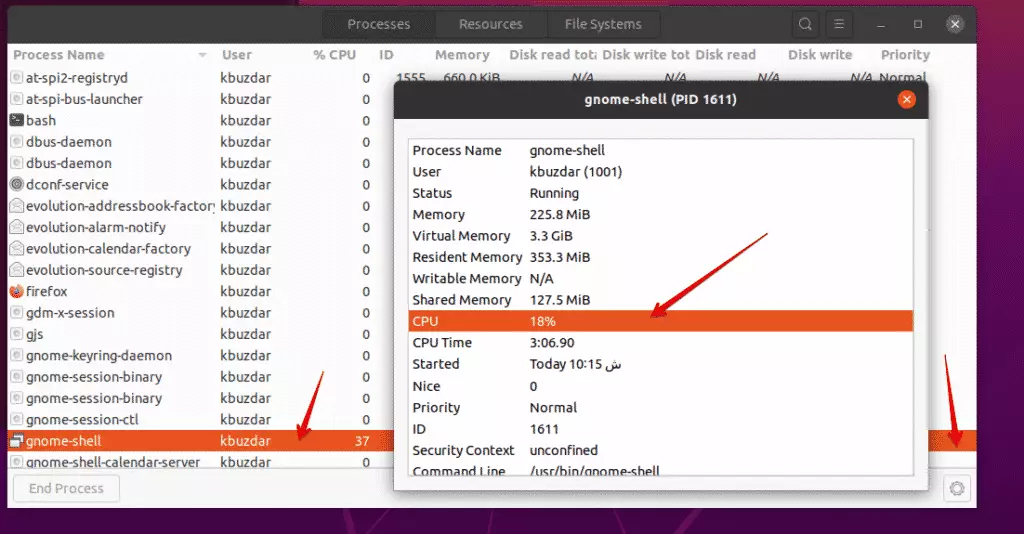 Ubuntu CPU मनिटर 12535_10