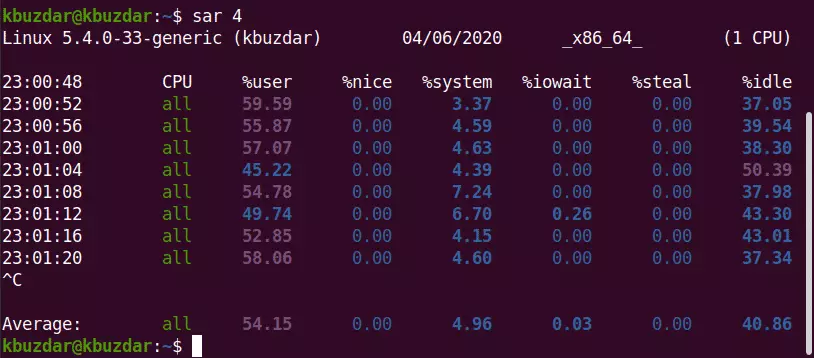 Monitor ng Ubuntu CPU 12535_6