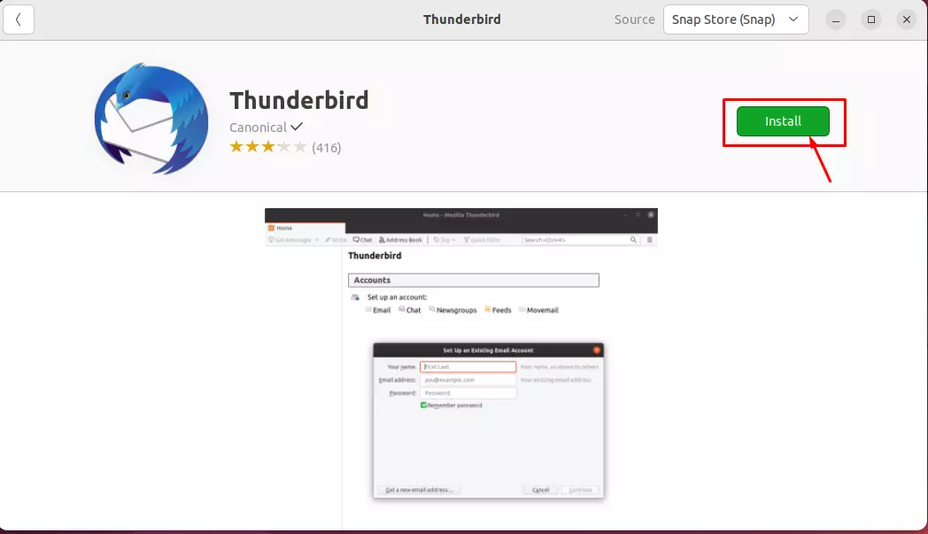 نحوه نصب ThunderBird در اوبونتو 22.04 12548_12